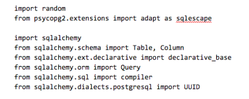 Using Temporary Tables In Postgresql With Sqlalchemy By Granular