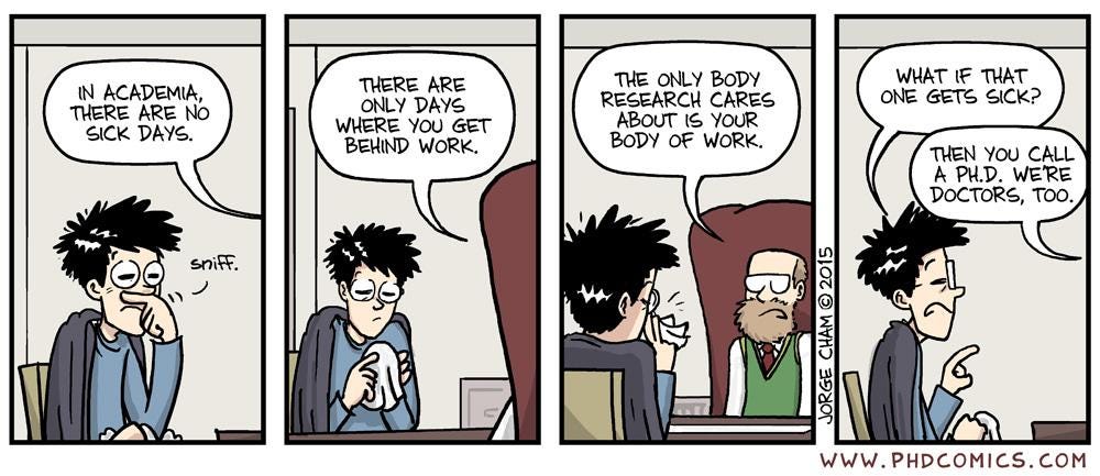 Dealing with short-term illness during PhD | by Getrude | Medium