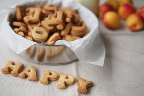 EASY HOMEMADE ALPHABET COOKIES. It is interesting to make different ...
