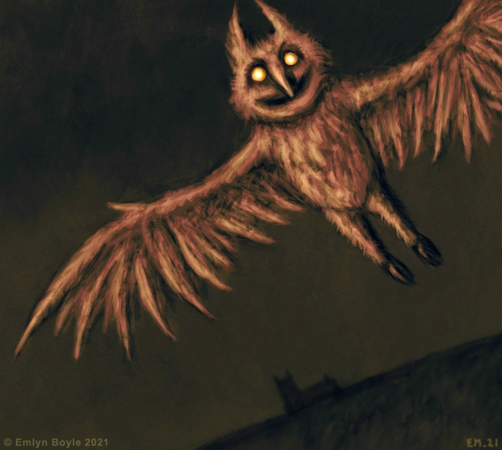 Beware The Owlman. The feathered fiend of Cornwall | by Emlyn Boyle ...