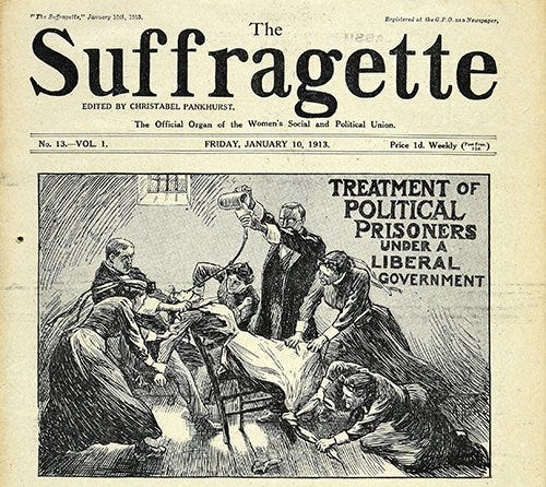 Force-Fed Through Nose and Rectum for Women Wanting To Vote | by ...