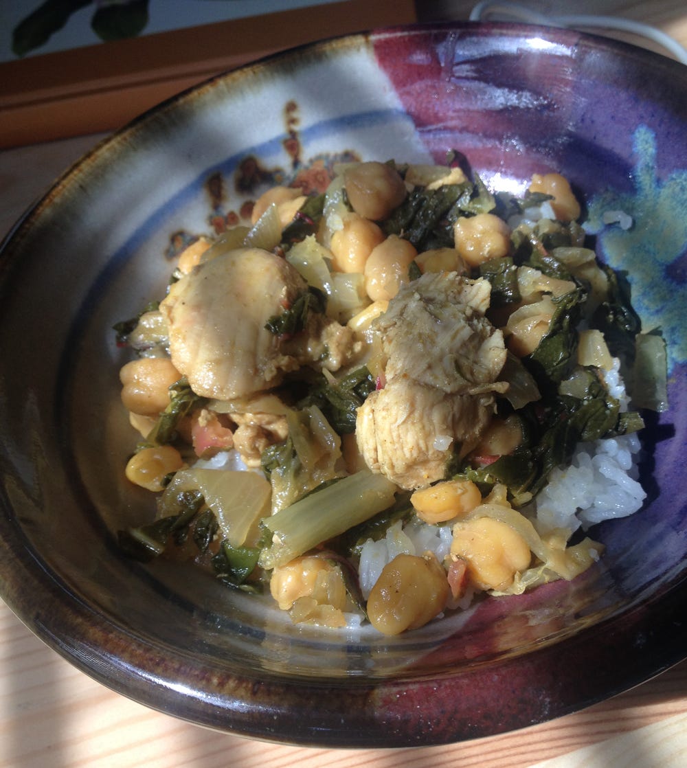 Chard and Chicken. What do you eat for dinner today? | by Estapraq ...