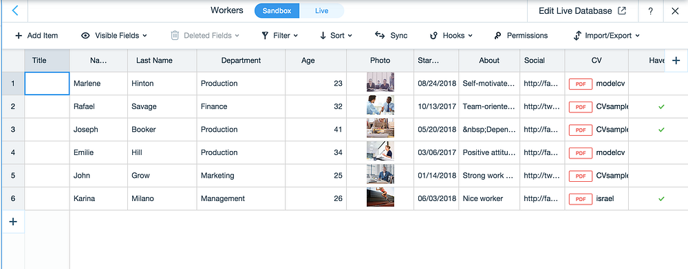 How to create a database in WIX. Workers sample | by Anna Doit | Medium