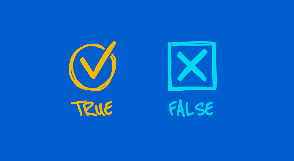 True or False programming facts. There are some things that define us ...