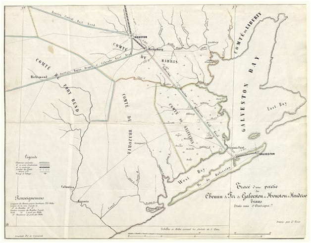 Buffalo Bayou, Brazos, and Colorado — the First Railroad in Texas | by ...