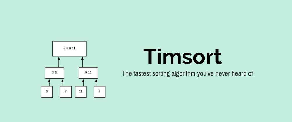 Timsort: The Underrated Sorting Algorithm | by Aditya Mishra | Aditya ... Timsort: The Underrated Sorting Algorithm | by Aditya Mishra | Aditya ...