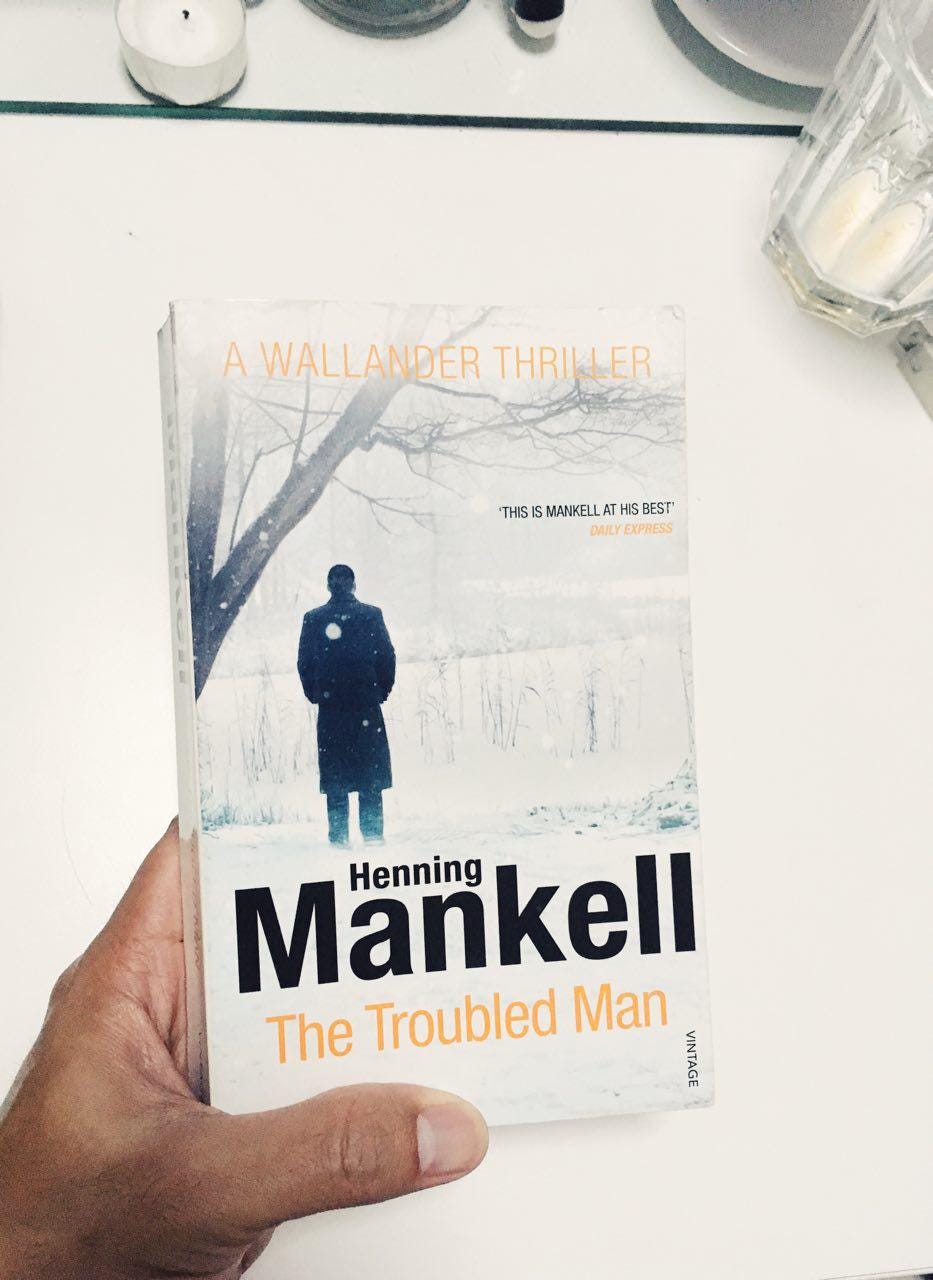 Book #5: A Troubled Man by Henning Mankell | by trisected | Medium
