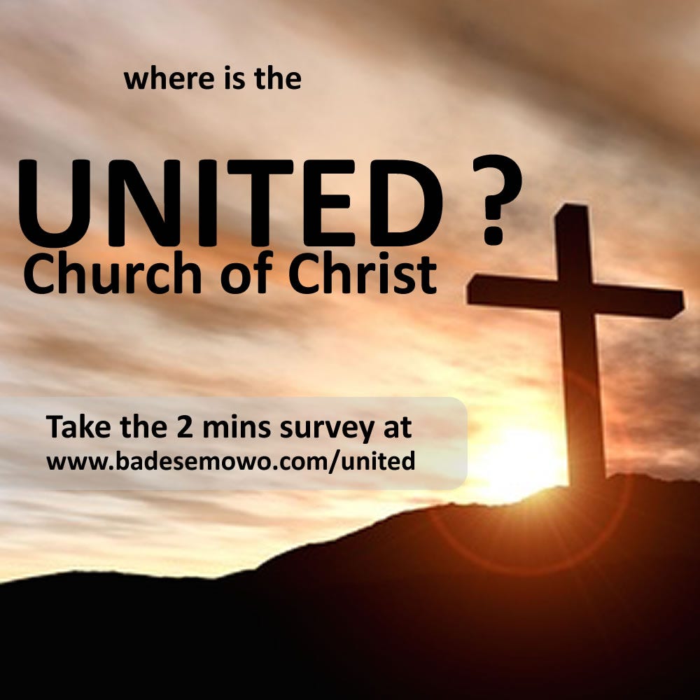UNITED [Church of Christ] — Pre-project, Background and Long ...