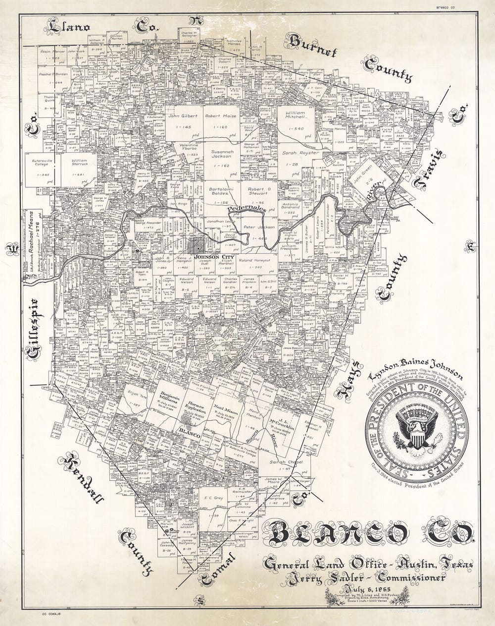 Map Monday: President’s Day Edition | by Texas General Land Office ...