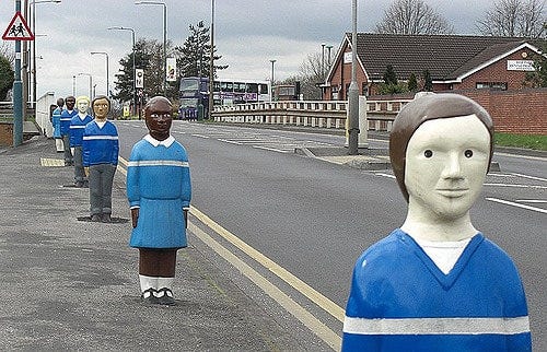 Bollards That Look Like Children. Bollards That Look Like Children Are ...