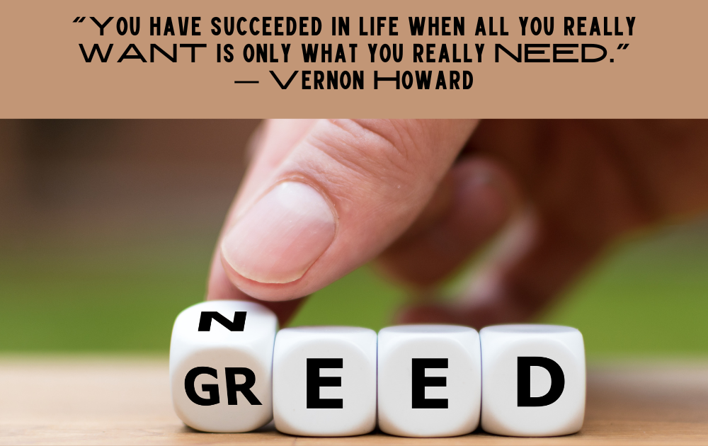 The Spirituality of Good Greed vs. Bad Greed: Is There Such a Thing ...