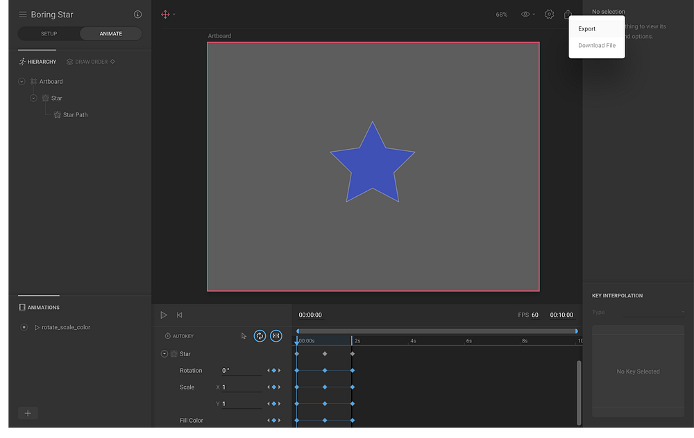 How to Flare a Flutter app? Part 1 - Create Animation | by Ahmed Tarek | ProAndroidDev
