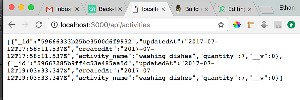 Building a REST API using Mongo DB | by Ethan Jarrell | codeburst