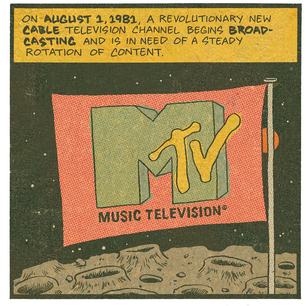 The First Day of MTV. Hip Hop Family Tree Part 43 | by Ed Piskor | The ...