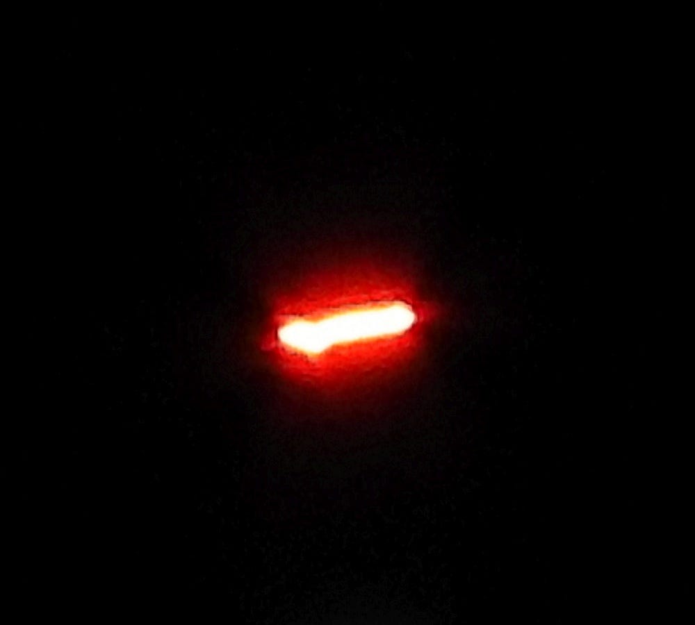 Intense Bright Object Captured,. It was 3:00 am in the morning and I ...