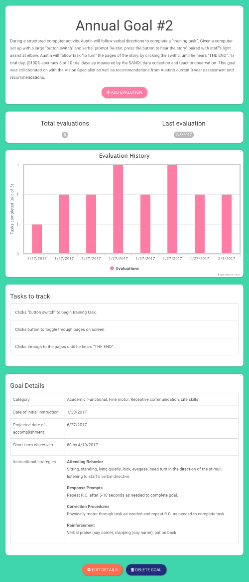 A goal tracking app for students with special needs | by Jordan ...
