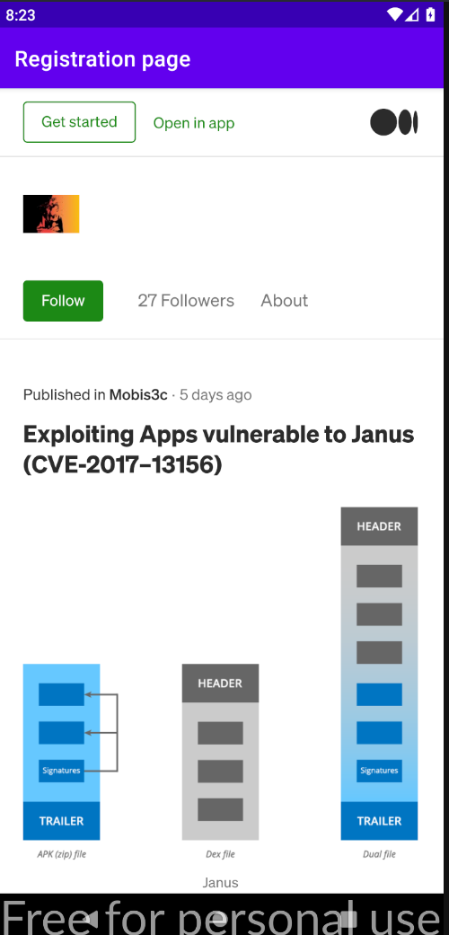 Exploiting Android WebView Vulnerabilities | by Kal | Mobis3c | Medium
