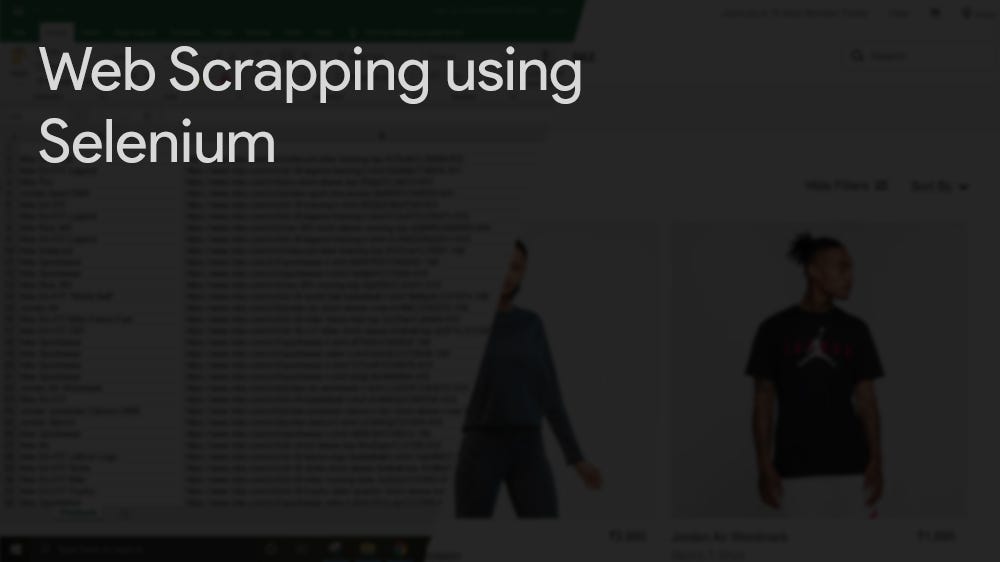 Web scraping using Selenium. Extracting data from a dynamic website… | by Harika bv | Medium