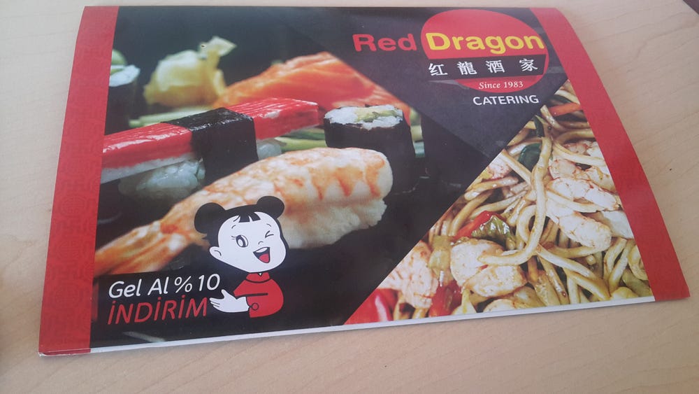 A MEAL JUST LIKE SPELL IN RED DRAGON EXPRESS | by YAGIZ OZDEMIR | Medium