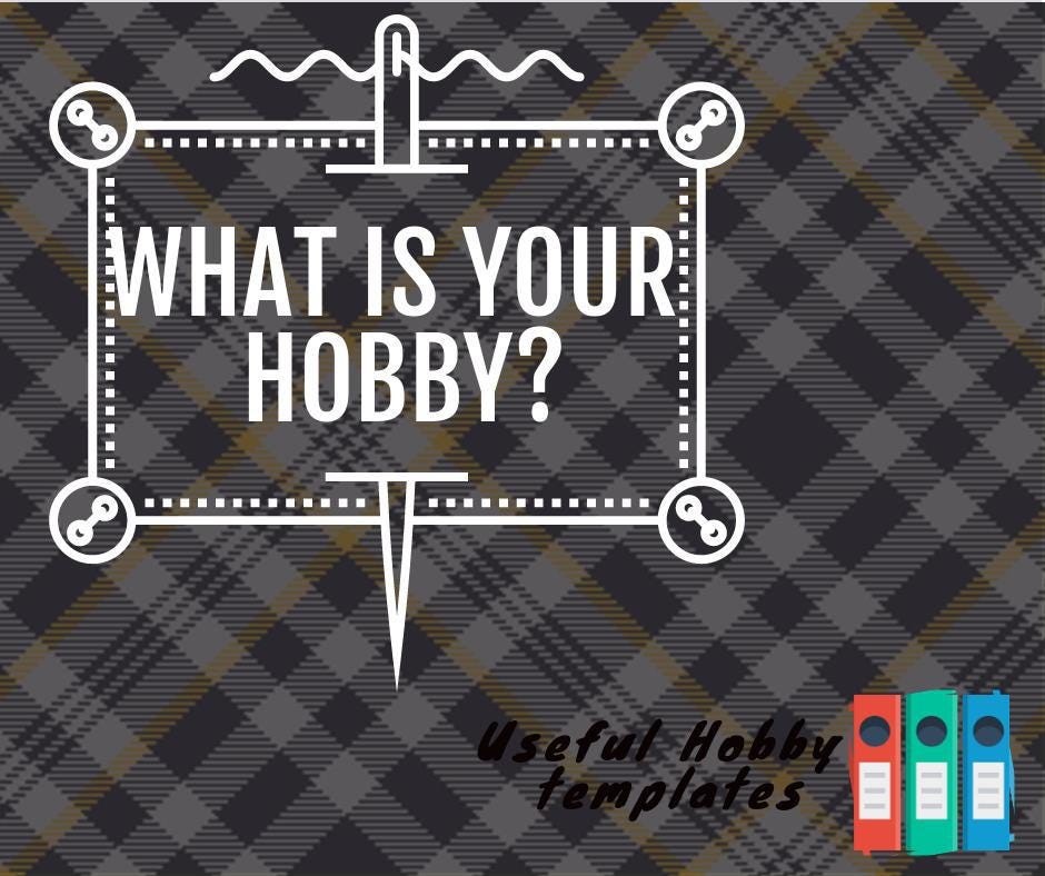 Hobby templates overview.. We’ve been posting stories about… | by ...
