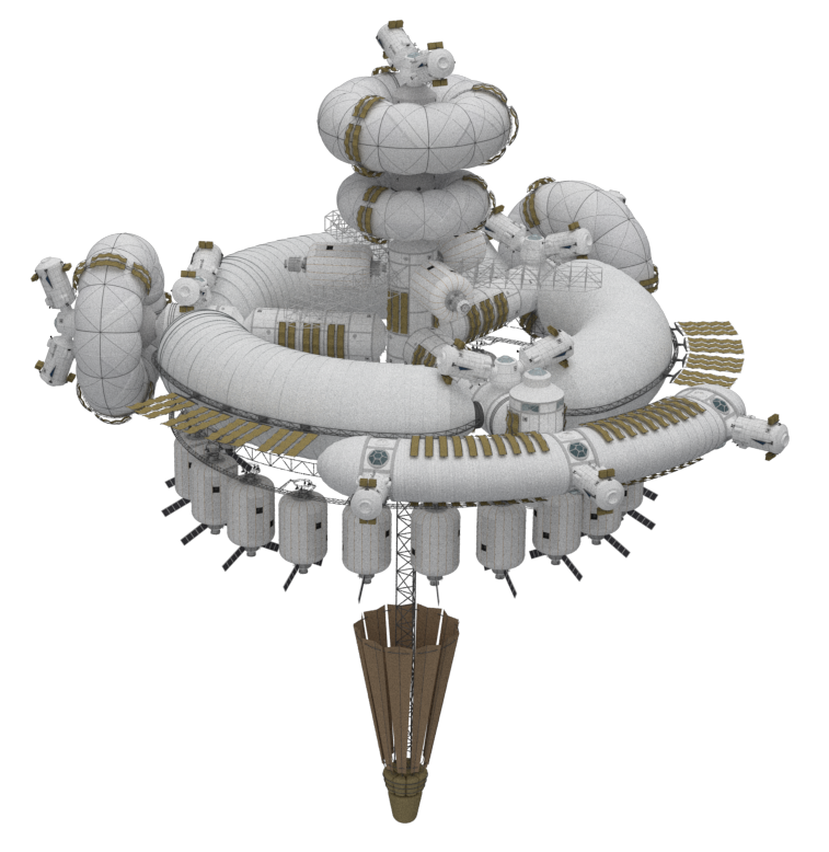 How I designed a space outpost. I wanted to explore the possibilities ...