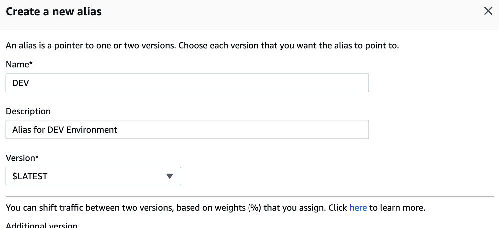 Multiple Environments for AWS Lambda Function with API Gateway | by ASHISH DHIMAN | Medium