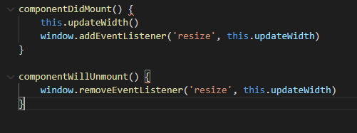how to make a responsive page by resizing the event listener with react.js | by Wahyu Romadhon ...