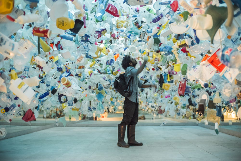 Tan zi xi’s ‘Plastic Ocean’. Tan zi xi is a Singaporean artist whose ...