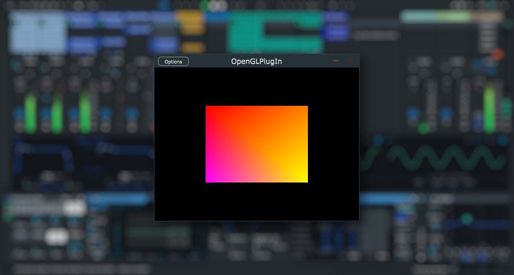 Using OpenGL for 2D graphics in an audio plug-in with JUCE. | by James Johnson | Medium