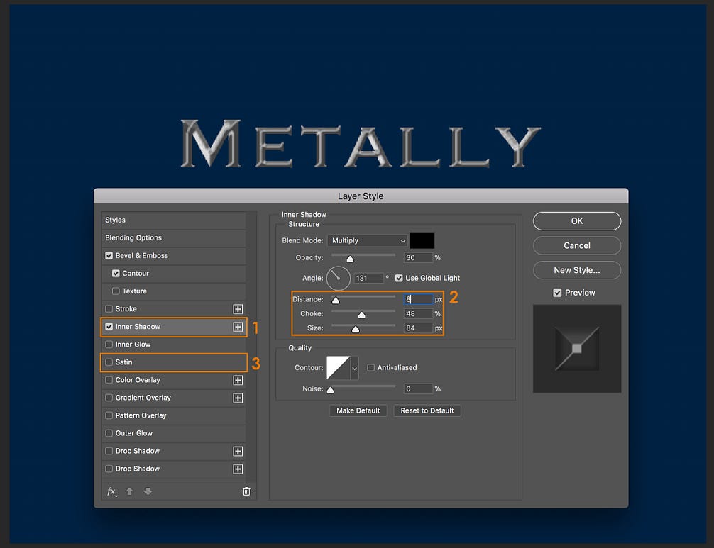 How To Creating Metallic Text In Photoshop By Josh Ells Medium How To Creating Metallic Text In Photoshop By Josh Ells Medium