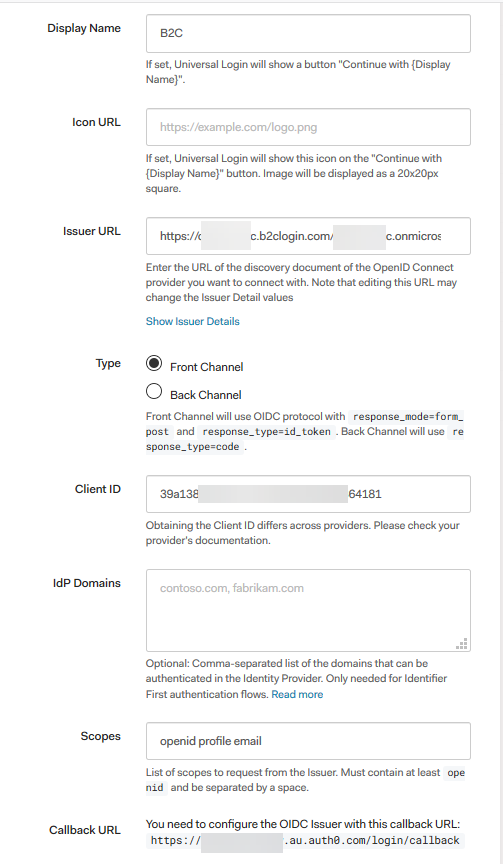 Connecting Auth0 to Azure AD B2C via the Auth0 custom identity provider ... Connecting Auth0 to Azure AD B2C via the Auth0 custom identity provider ...