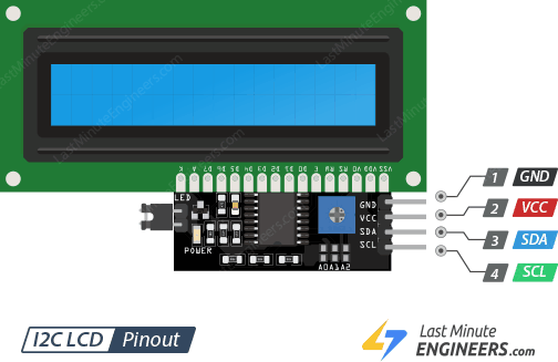 Cara Menggunakan I2c Display 16x2 Lcd Pada Arduino Esp32 By Parnaek Medium