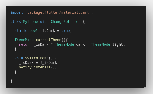 An easy way to switch between dark and light theme in Flutter. | by ...