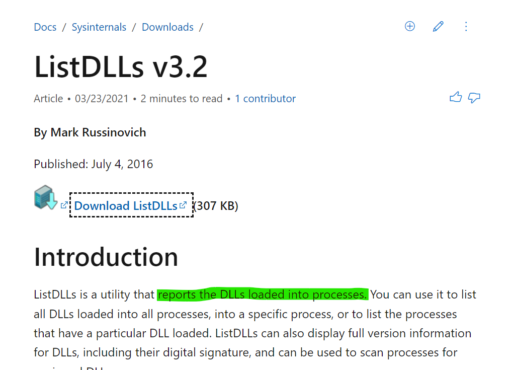How To List All Dlls Loaded By Windows Program Or Process By Ashley Gelwix Devopsdev 5581