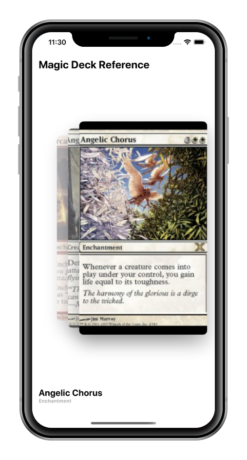 MTG Deck Viewer iOS App. A deck viewer in iOS, making use of the… | by ...