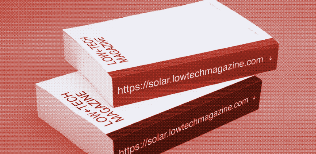 Low-tech is the new high-tech. Low-tech is easy to use, long term and ...