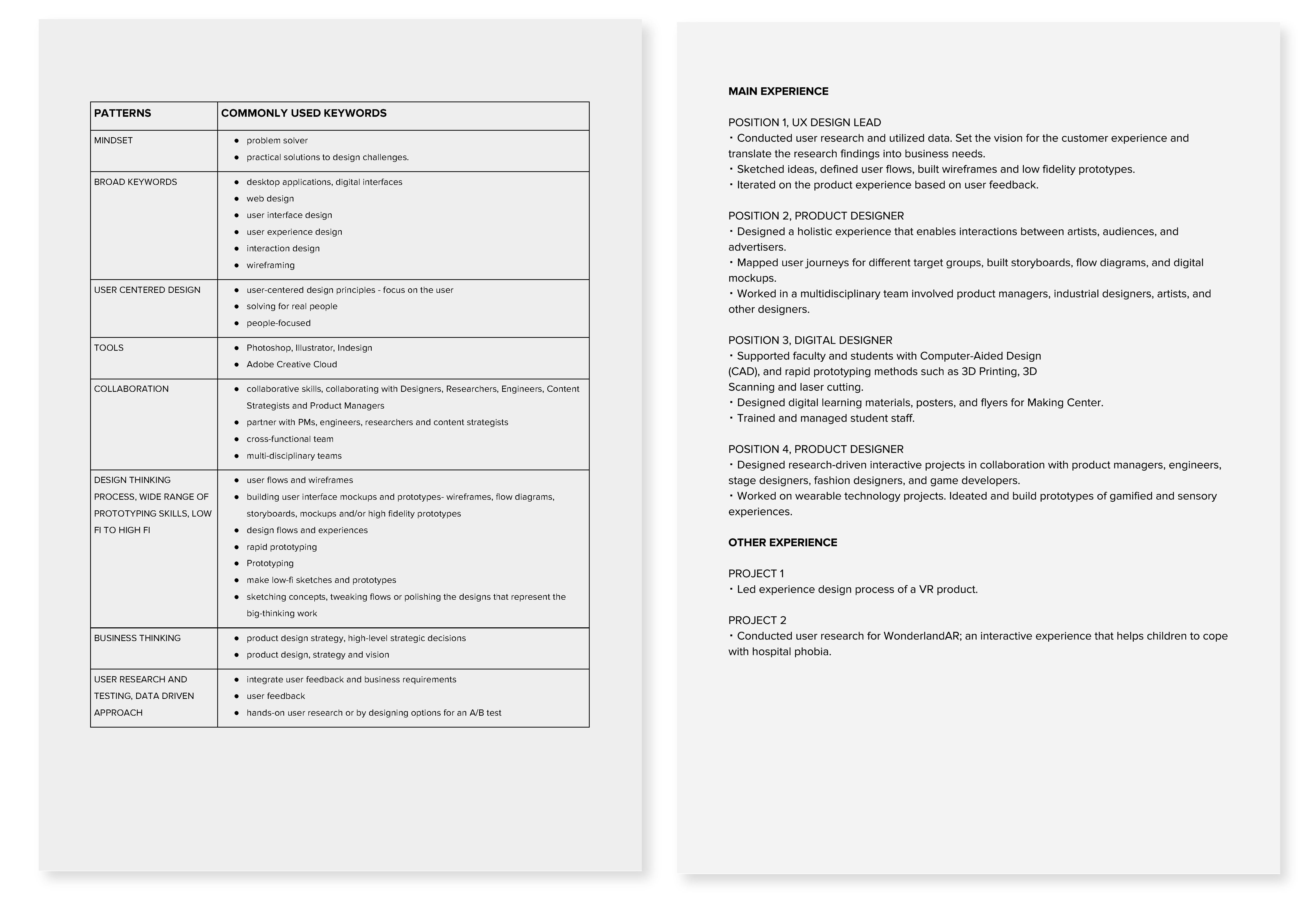 Let’s fix it: How to design a winning resume | by Tuba Ozkan | UX ...