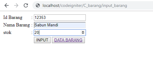 Belajar Codeigniter- Cara Membuat Inputan, Edit, Hapus Barang dengan Database | by Maudi Septi ...
