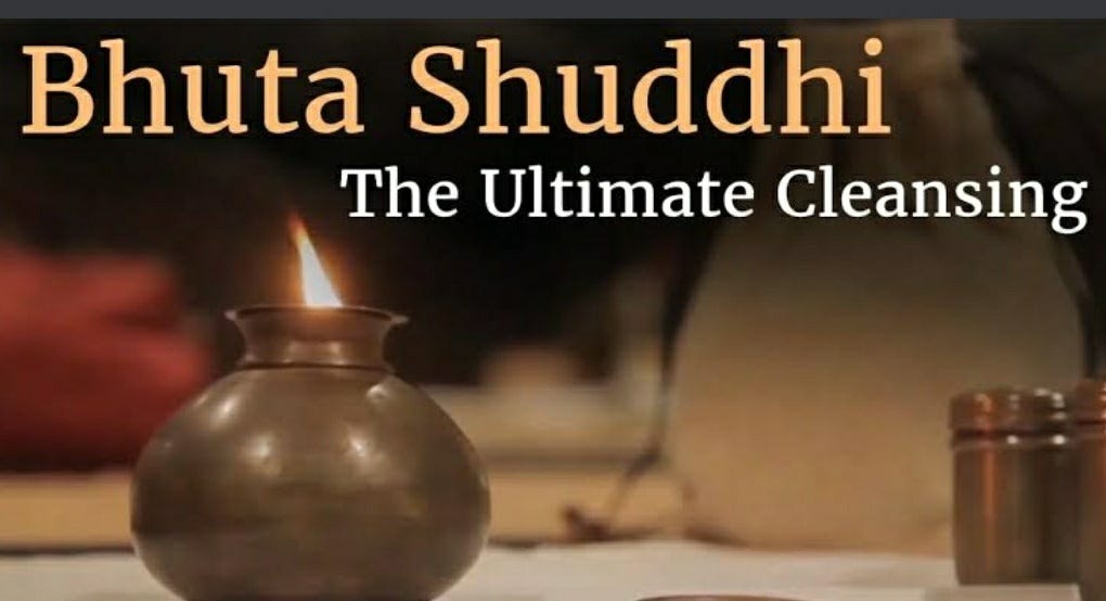 Bhuta shuddi. It is a process by which one can… | by Harsha | Medium