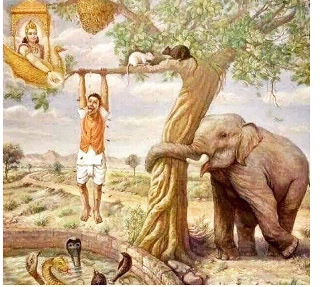 ILLUSION OF SENSE PLEASURE. The tree branch represents the Present ...