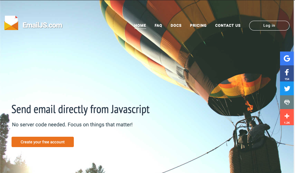 Javascript send email without backend - using Gmail through EmailJs ... Javascript send email without backend - using Gmail through EmailJs ...