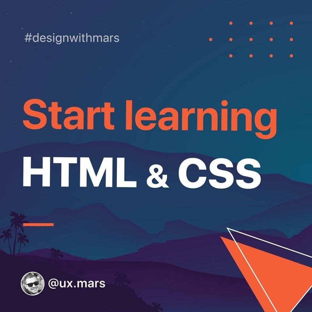 Start Learning HTML & CSS. Here is a 5 Tips | by Ruslan Galba ...