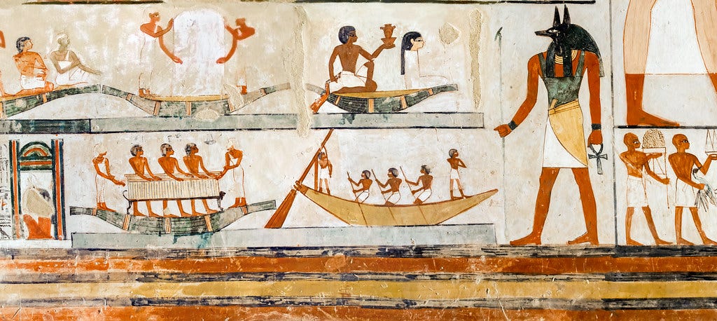 Egyptian Afterlife Weighing Of The Heart