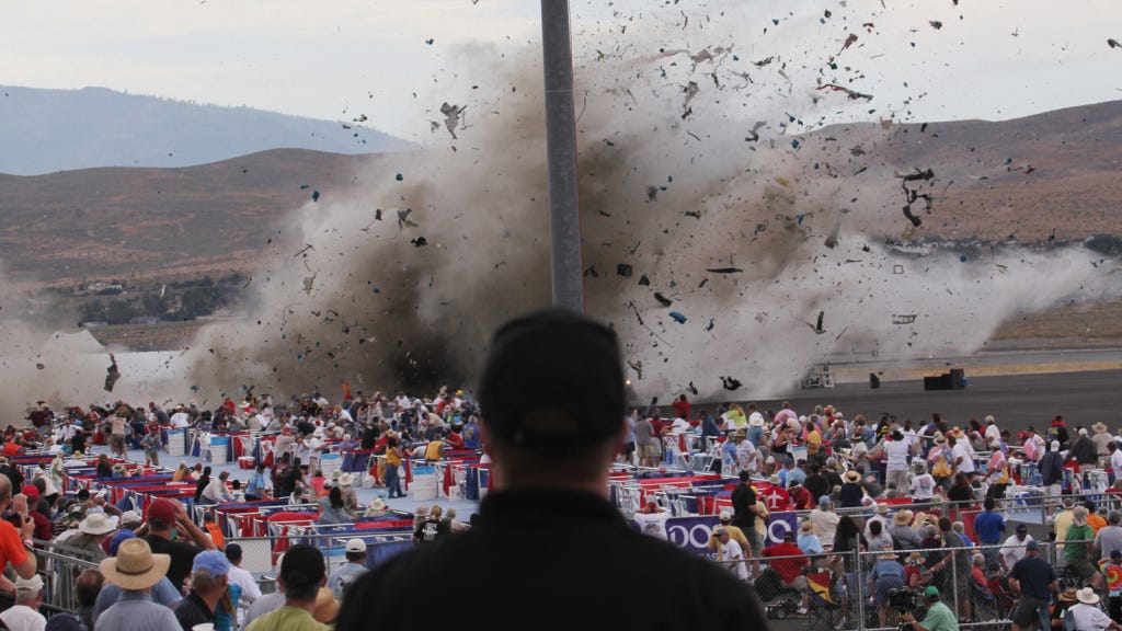 Lightning from a Clear Sky: The 2011 Reno Air Races crash | by Admiral ...