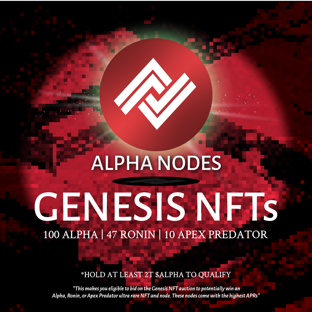 What It Means To Be An Alpha. Alpha Nodes Status Update | by Alpha Shares | Medium