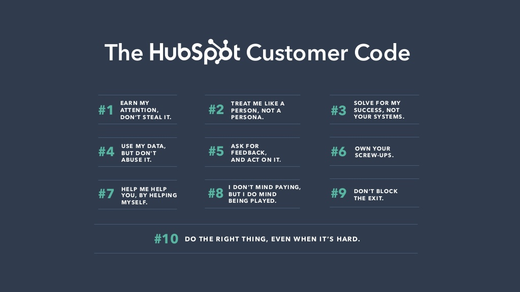 Living Up to the Customer Code. A Year of Changes for HubSpot | by ...