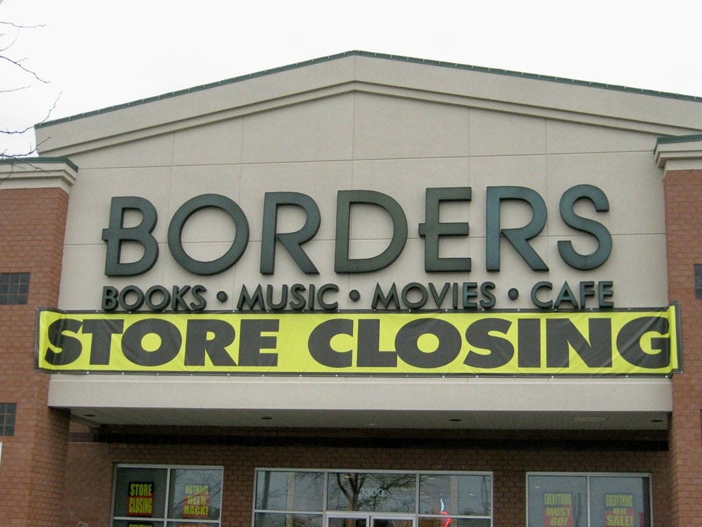 What the Borders Books Closing Means | by Tyler Shores | Reading ...