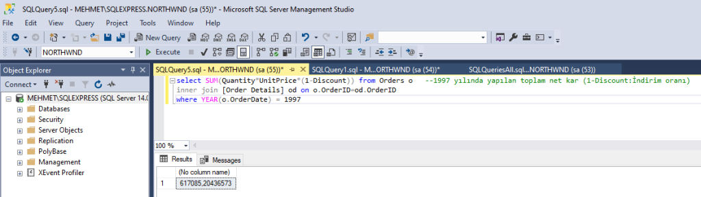 Sql — Kullanıcı Tanımlı Fonksiyonlar User Defined Function — Udf By Mehmet Icme Medium