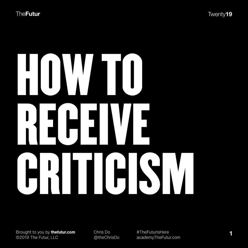 How to Receive Criticism. How to Receive Criticism 🤬 | by Ruslan Galba ...