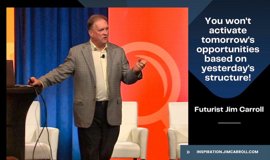 Structure. “You won’t activate tomorrow’s… | by Jim Carroll | Daily ...
